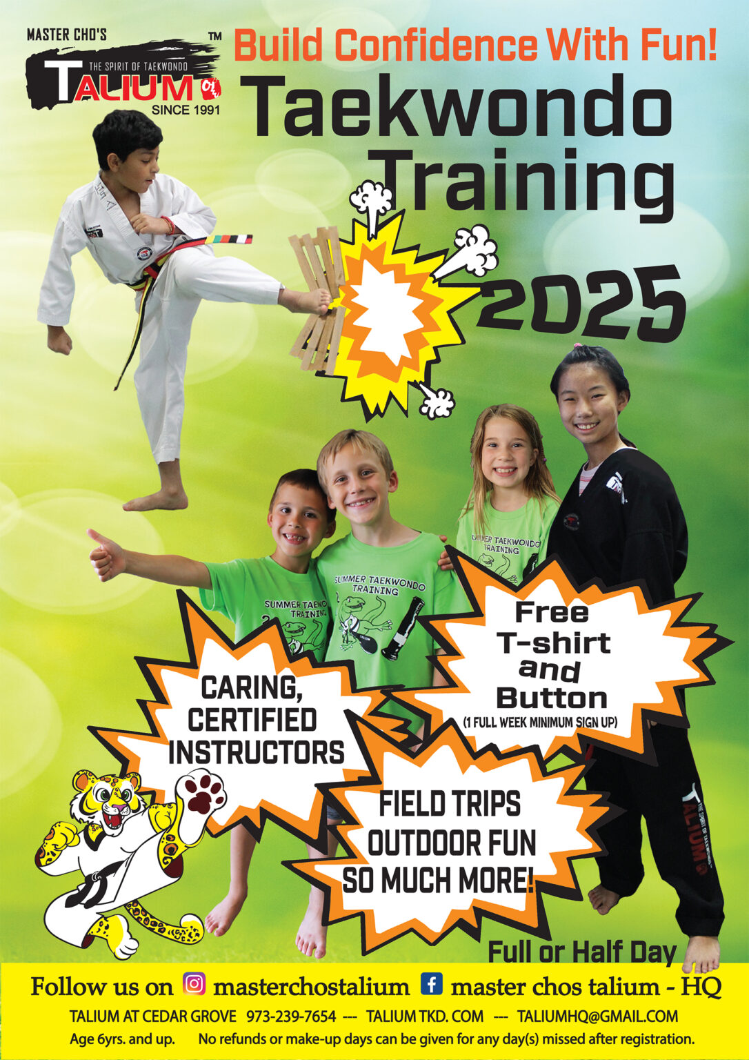 SUMMER TAEKWONDO TRAINING- HAPPENING NOW! « Talium TKD
